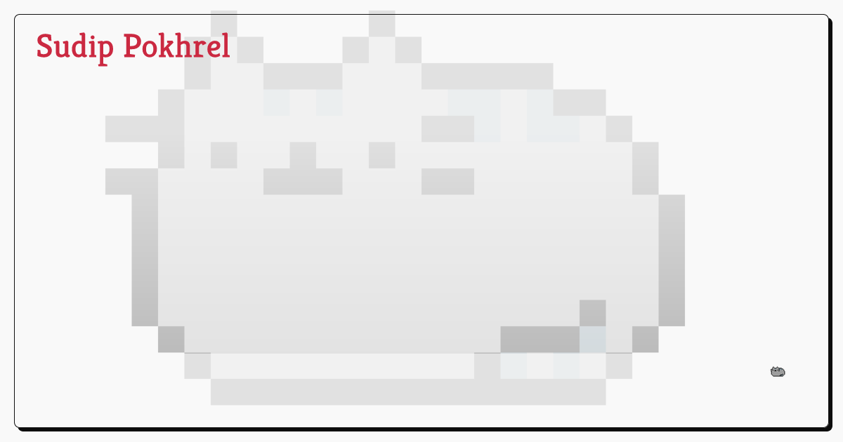 Home • Sudip Pokhrel